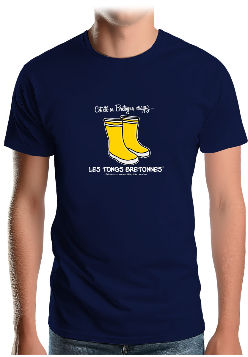 T-Shirt Homme Les Tongs Bretonnes – Avomarks